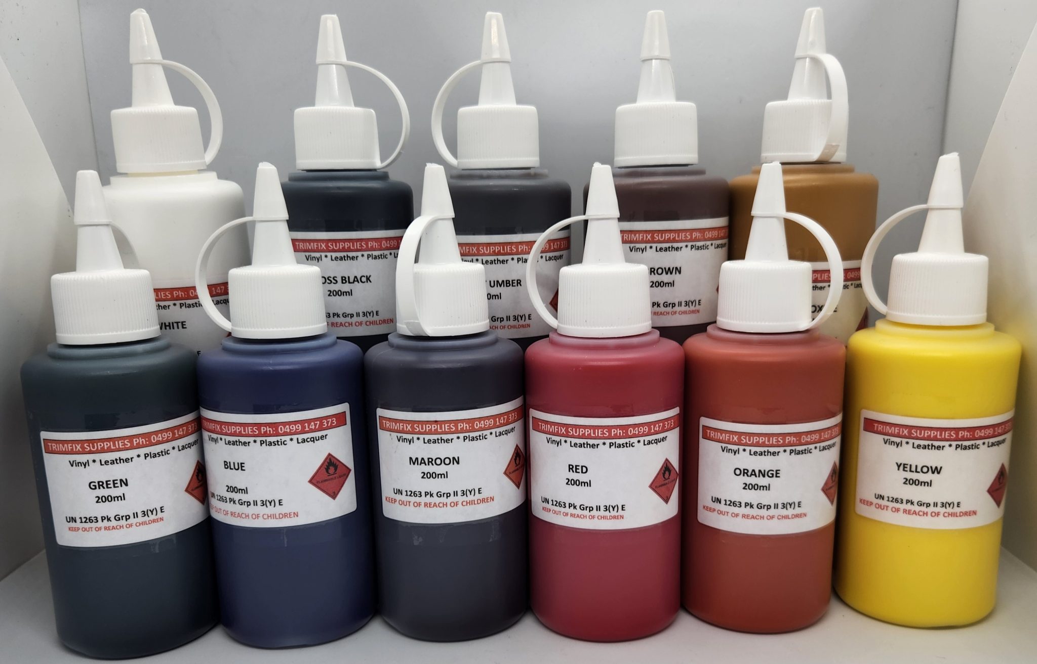 Vinyl & Leather Lacquer Paint – Trimfix Supplies